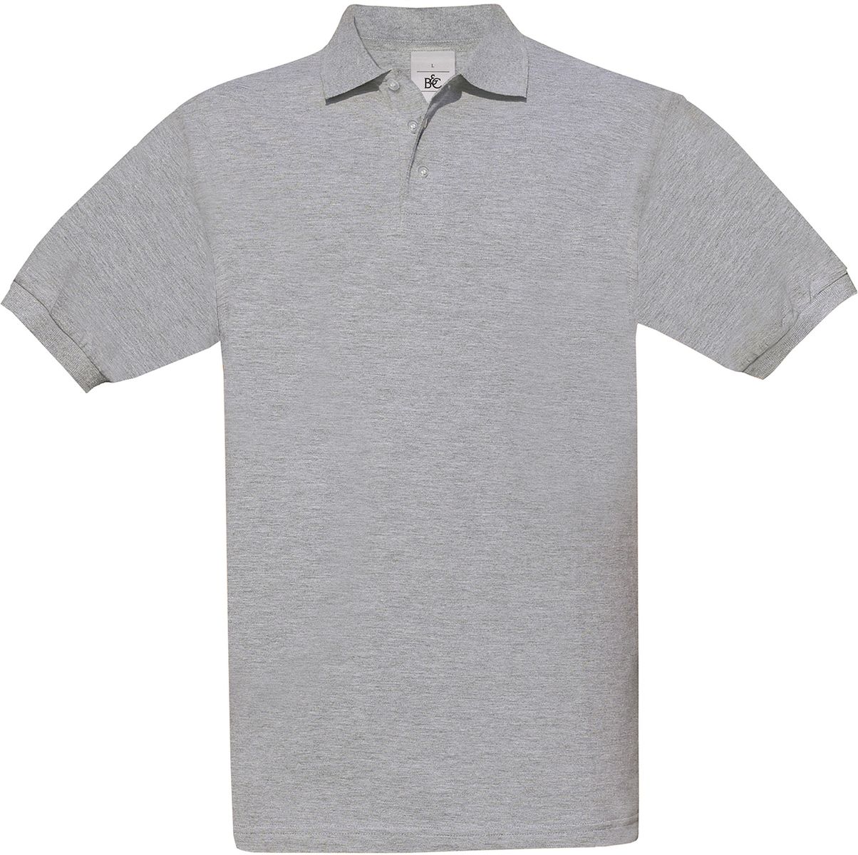 ΑΝΔΡΙΚΑ :: Μπλούζες Polo :: Pique Polo Safran B & C Safran Heather Grey