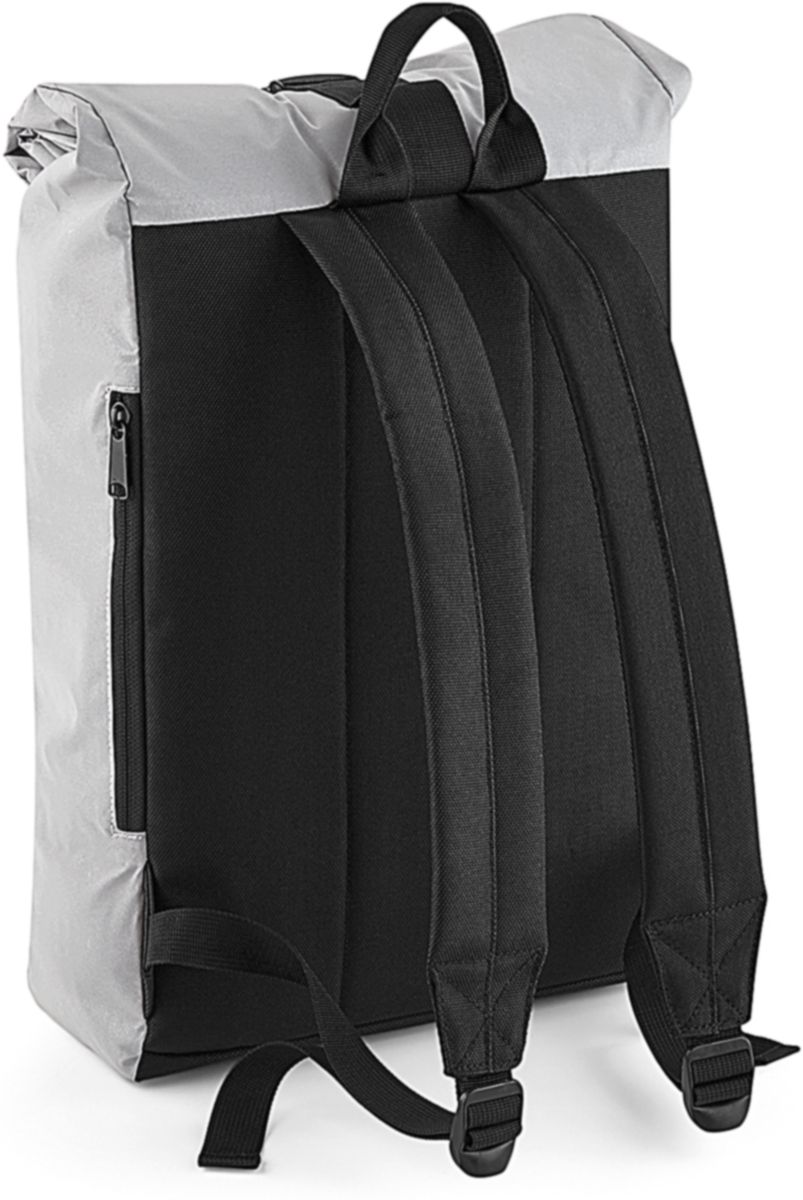 ΕΙΔΗ ΤΑΞΙΔΙΟΥ :: Τσάντες Πλάτης :: Τσαντα Πλατης Roll-Top Reflective Bag Base BG138 Silver ...